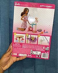 Barbie Kitty Condo Doll And Pets Cat Tree Toy Playset With 5