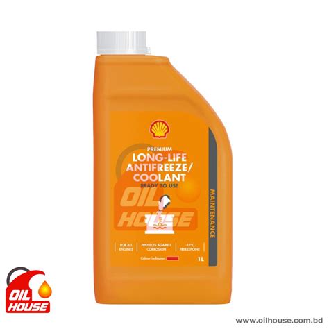 Shell Premium Long Life Coolant Premixed Red 1l Oil House Bangladesh