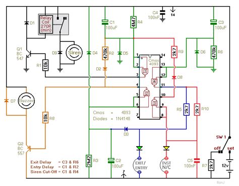Security System Schematic Diagram Wiring Diagram