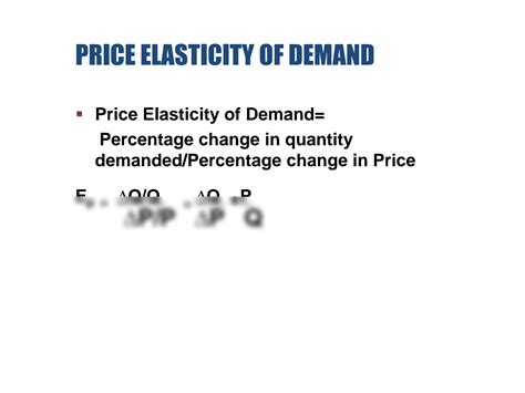 SOLUTION A Elasticity Of Demand Studypool