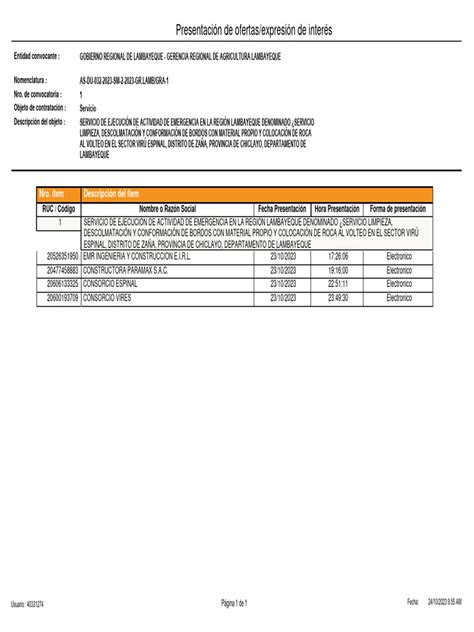 0reporte De Presentacion De Propuesta Pdf