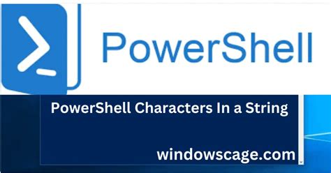 Powershell Count Characters In A String Window Cage