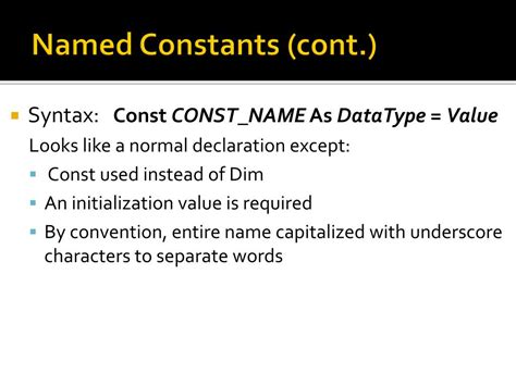 Ppt Visual Basic Variables Powerpoint Presentation Free Download