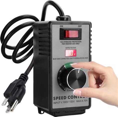 Diymore Ac Motor Speed Controller 120v 15a 4000w Variable Speeds Control Fan Speed