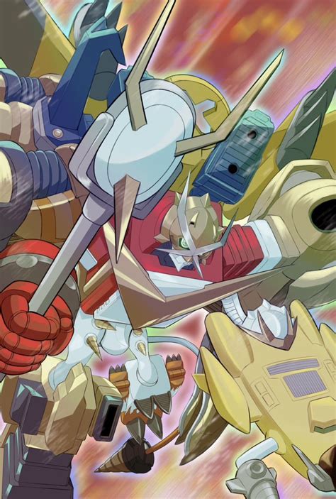 Shoutmon X Digimon Drawn By Mas Square Danbooru