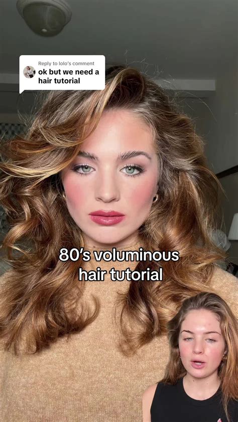 Replying To Lolo 80s Inspired Voluminous Hair Tutorial Dont Mind