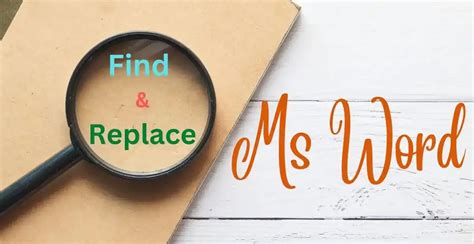 Magical Feature Find And Replace In Ms Word Hindireadings