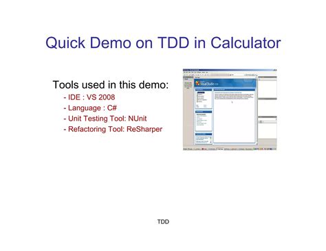 overview on tdd test driven development and atdd acceptance test