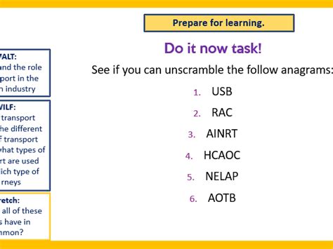Transport PPT Teaching Resources