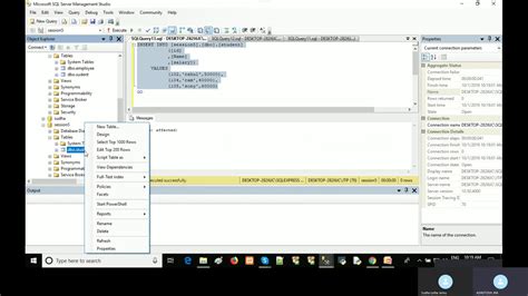 microsoft sql server updating data in database youtube