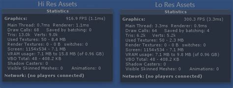 draw calls statistics advice for asset pack unity engine unity discussions