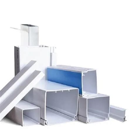 Pvc Cable Trunking Durable Pvc Material 100mm Width Efficient