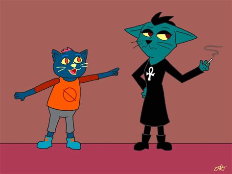 339371 Safe Artistcalicogrove Bea Santello Nitw Mae Borowski Nitw Cat Feline