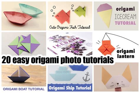 Easy Origami Photo Tutorials At About Com Paper Kawaii