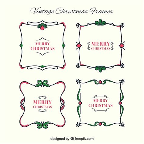 Classic Christmas Frame Images Free Download On Freepik