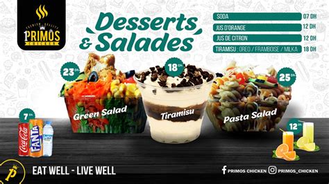 Menu Primos Chicken Abdelmoumen Casablanca Les Meilleurs Restaurants Du Maroc