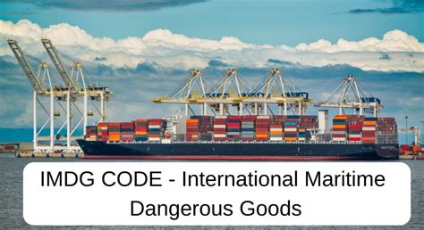 Demystifying The Imdg Code Updated