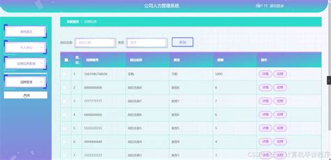 （开题）flask框架公司人力管理系统（程序论文python） Csdn博客