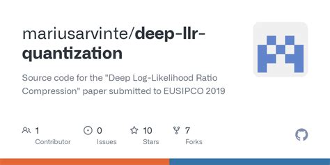 Github Mariusarvintedeep Llr Quantization Source Code For The Deep