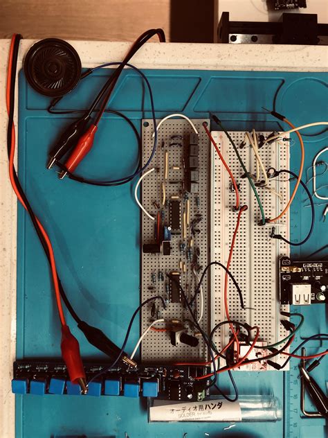 Urgent A Diode Ladder Filter Fully Assembled On A Protoboard
