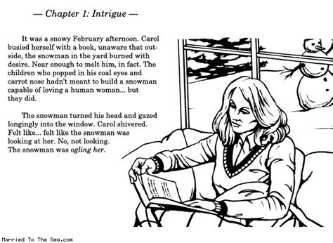 Sharp As Teeth And Stars Sexy Snowman Via