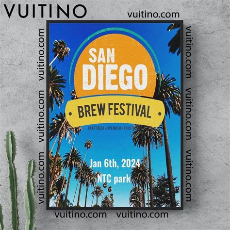 San Diego Brew Festival 2024 Poster No Frame