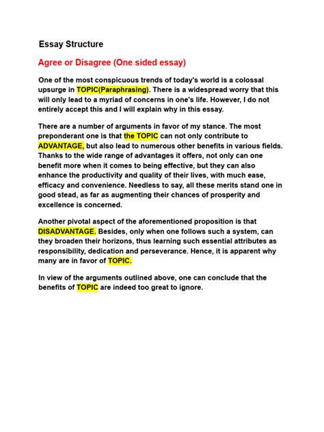 Pte Essay Template Edited And Easier Pdf Career And Growth