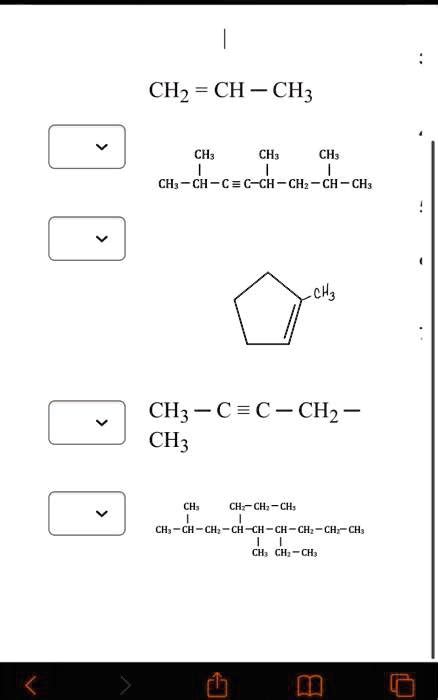 SOLVED CHz CH CH3 CH CH CHs CH CH C C CH CHz CH CH Ch CH3 C C CH2 CH3 CH CH CH CH