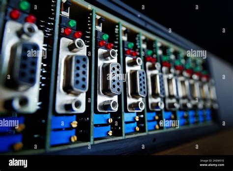 Board With Chips Electronic Chips Transistors And Capacitors Close Up Electronic Device