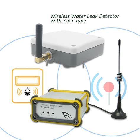 Smart Data Logger Liquid Water Leakage Detection Sensing With 3 Pin Type Alarm System With