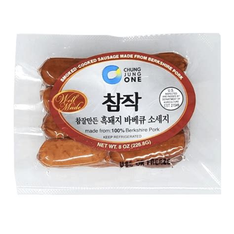 Cocktail Smoked Sausage Hot 8oz 226g H Mart