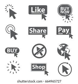 3 Hundred Don T Click Icon Royalty Free Images Stock Photos Pictures Shutterstock