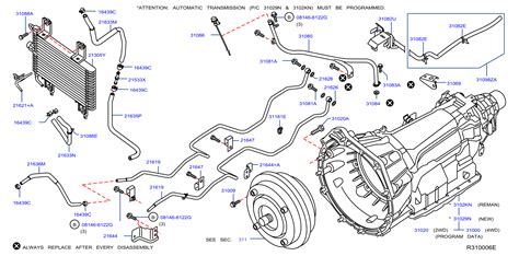 Nissan Frontier Automatic Transmission Remanufactured Data 310cm