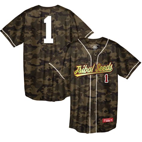 Camo Unisex Baseball Jersey Tribal Seeds Online Store