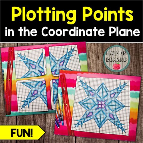 Plotting Points In The Coordinate Plane Snowflake Activity Graphing Points In The Coordinate