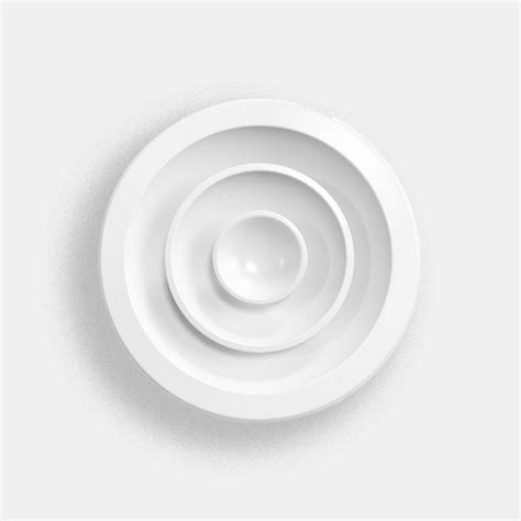 Aluminum Alloy Round Diffuser Air Outlet For Airport Gym Home Etc Constart