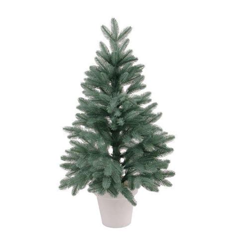 ᐉ Ялинка лита в горщику Flora 85 см Блакитний 49483 • Краща ціна в Києві Україні • Купити в