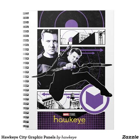 Hawkeye City Graphic Panels Notebook Graphic Panels Character
