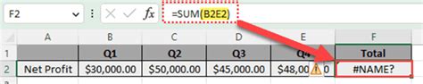 NAME Error In Excel Ways To Fix It