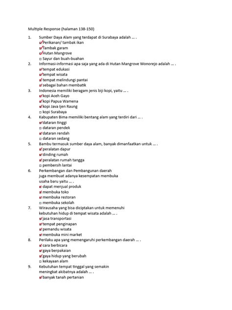 Multiple Response Pdf Multiple Response Pdf