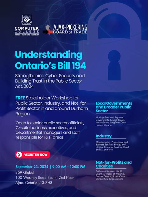 Cybersecurity Ontario Canada Durhamregion Yorkregion Toronto