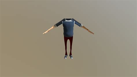 Hello Neighbor Player Alpha 1 Unused Download Free 3d Model By