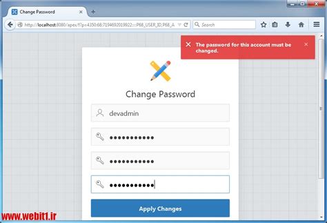 شرکت فناوری اطلاعات آی تی وآن آموزش اوراکل اپکس Oracle Apex کار با