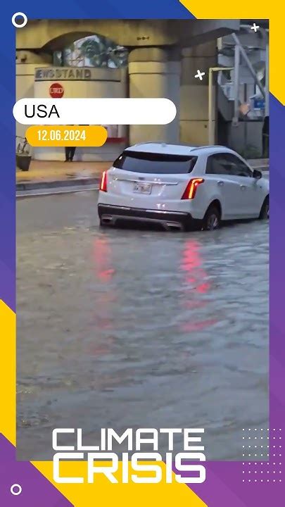 ဖလော်ရီဒါတောင်ပိုင်းတွင် မုန်တိုင်းတိုက်ခတ်မှုကြောင့် ရေကြီးရေလျှံမှုများ ဖြစ်ပေါ်ခဲ့သည်။