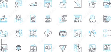 Data Mining Linear Icons Set Clustering Association Regression Classification Outlier