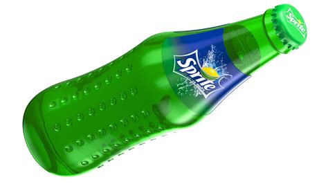 3d Sprite Glass Bottle Turbosquid 1996220