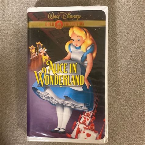 Disney Media Walt Disney Gold Collection Alice In Wonderland Vhs