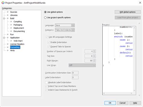 Anexo Iv Configuración Y Personalización De Netbeans