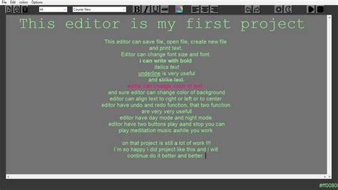 My Firs Project In Python Texteditor Used Tkinter Rpython