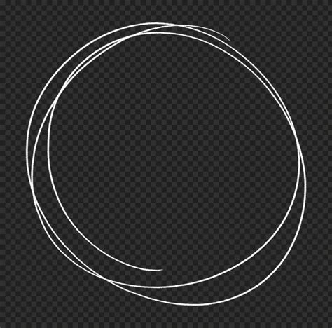 Doodle Sketch Lines White Circle FREE PNG Citypng